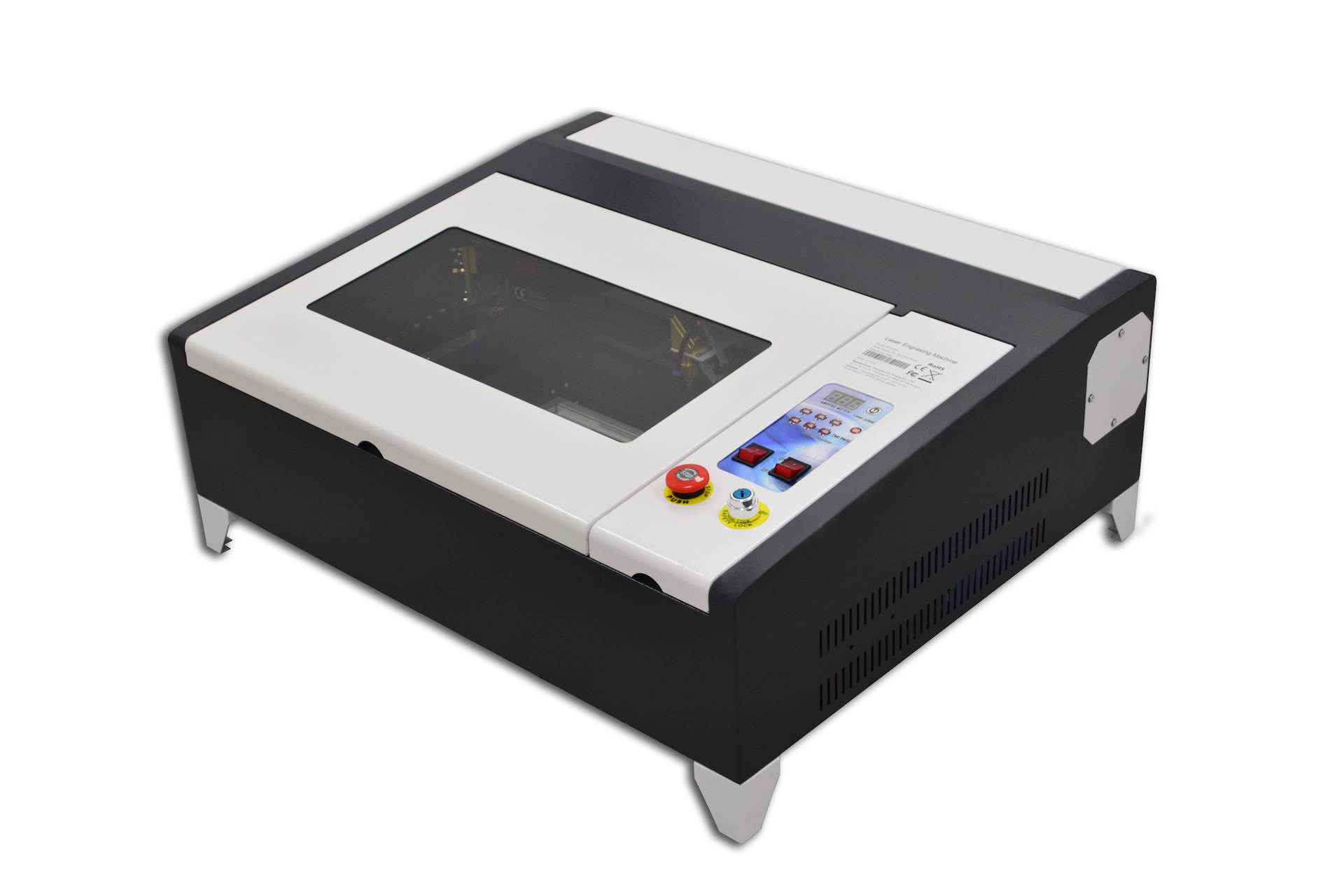 Plotter laser CO2 40W MAX 40x40cm + Air Assist + Red Point